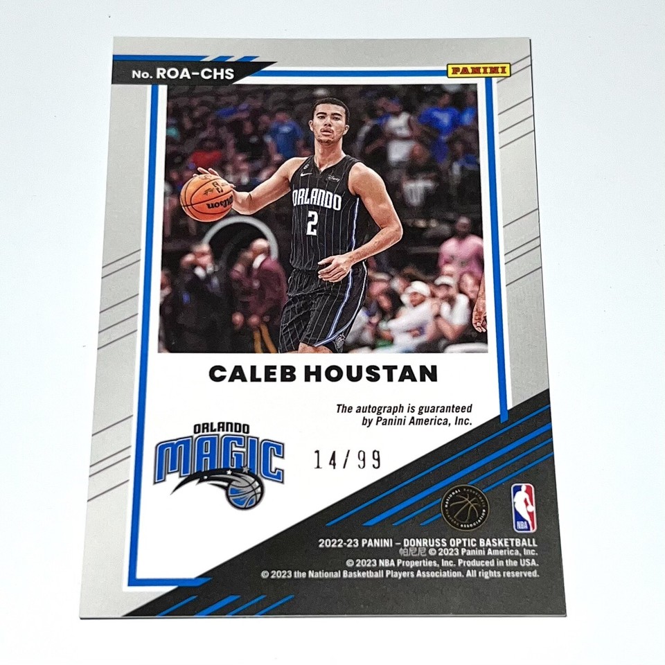 2023 Panini Donruss Optic Caleb Houston Rookie Optics Autograph /99 | eBay