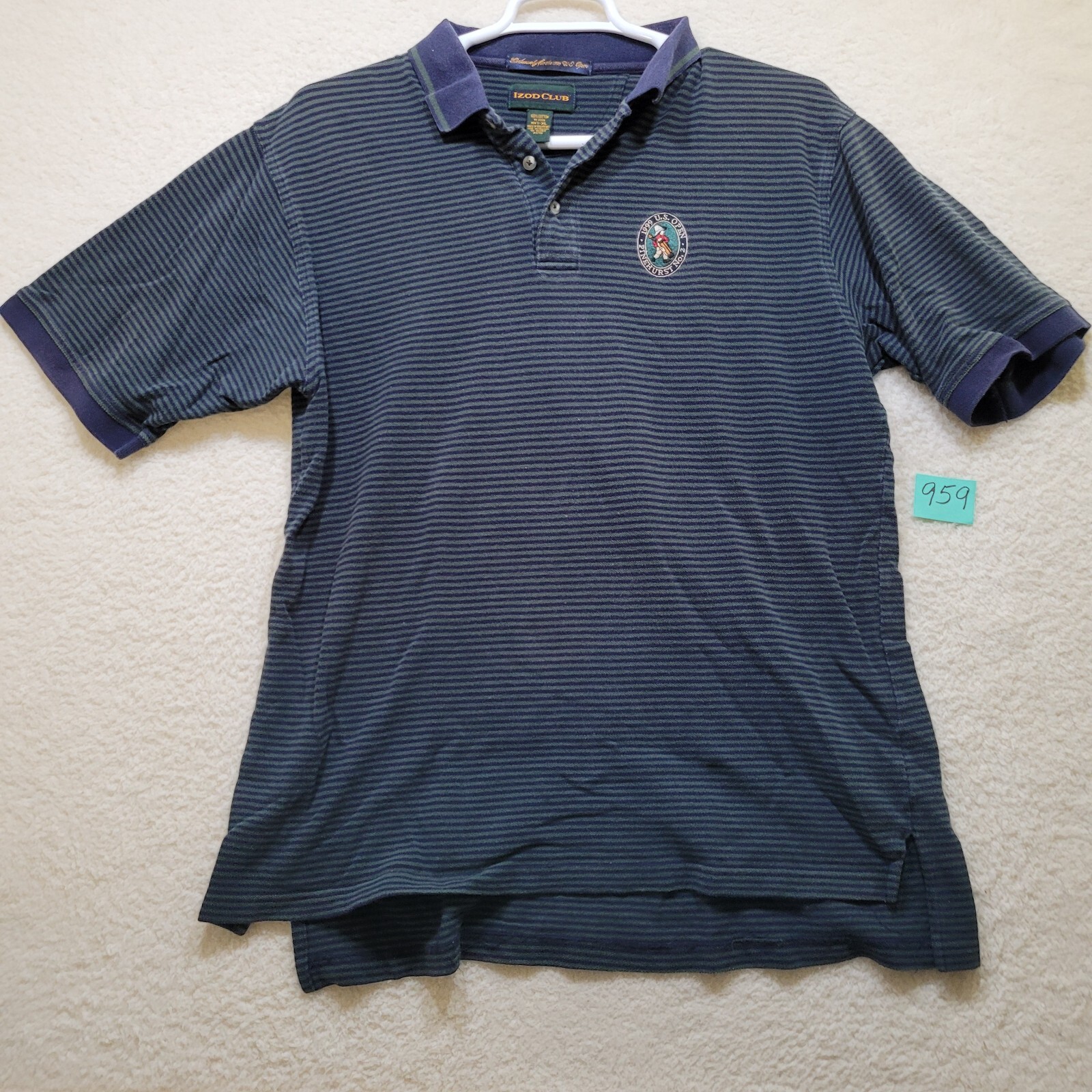 1999 US Open Pinehurst No.2 Izod Club Men's Polo Shir… - Gem