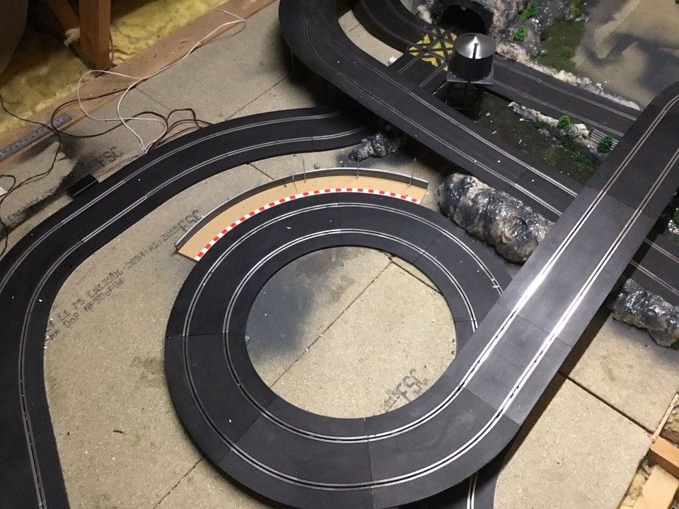 Scalextric 1:32 Classic Track - Job Lot Bundle Set **HUGE TRACK LAYOUT ...