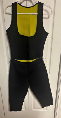 NYLON + SCR Workout Exercise Pants and top Women's Size XL Black | eBay