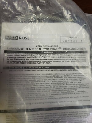 Safety Harnesses - Msa Rose