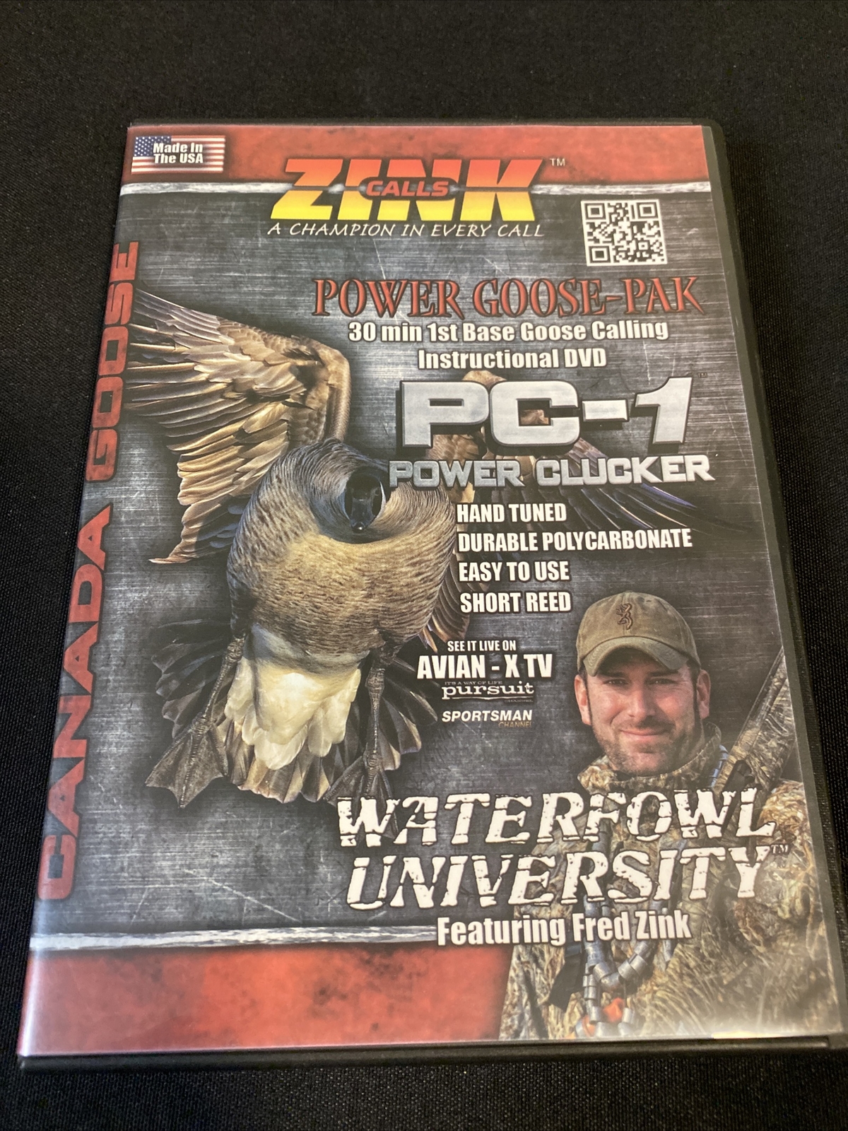 ZINK Calls PC-1 INSTRUCTIONAL DVD Waterfowl University Canada Goose ...