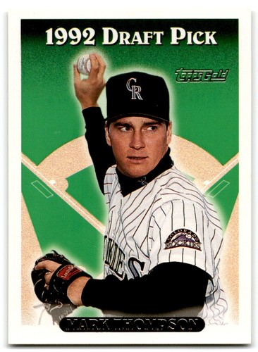1993 Topps Gold Mark Thompson Rookie Colorado Rockies #419 | eBay
