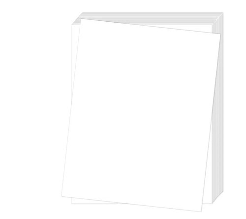 A4 280gsm Premium White Thick Cardstock Paper 50 Sheets, 8.27x11.69 ...