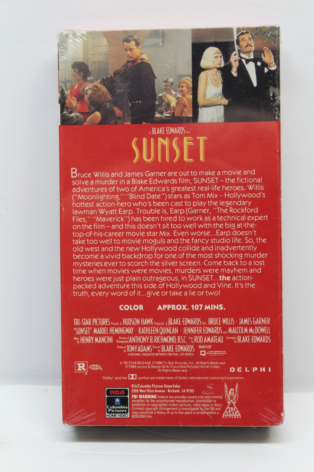 Sunset (VHS, 1997, Closed Captioned) for sale online | eBay