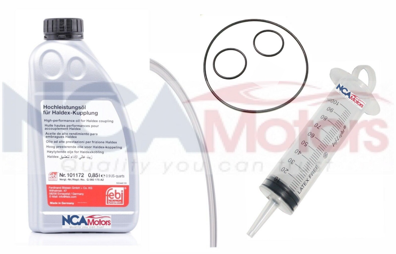 VW Haldex Service Kit with 850ml Febi Oil & Filling Kit [Generation 5 ...