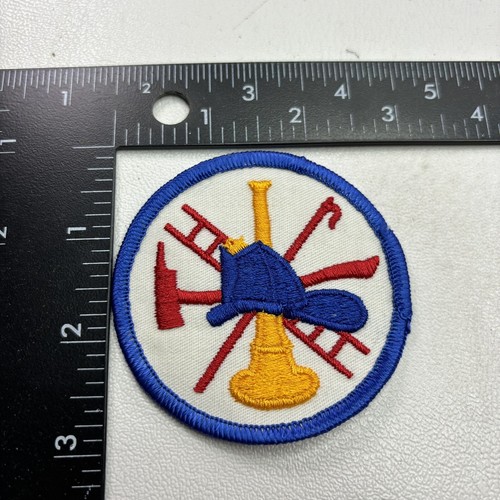 Fire Department HOOK LADDER BUGLE HELMET Patch 38TS | eBay