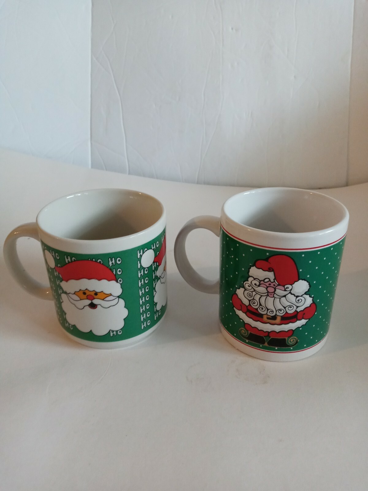 Lot Of Two xmas Santa Claus Mugs Coffee Tea Hot Chocolate Cups | eBay