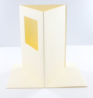 A6 tri fold 6x6 Square aperture cards with envelopes 300GSM UK card ...