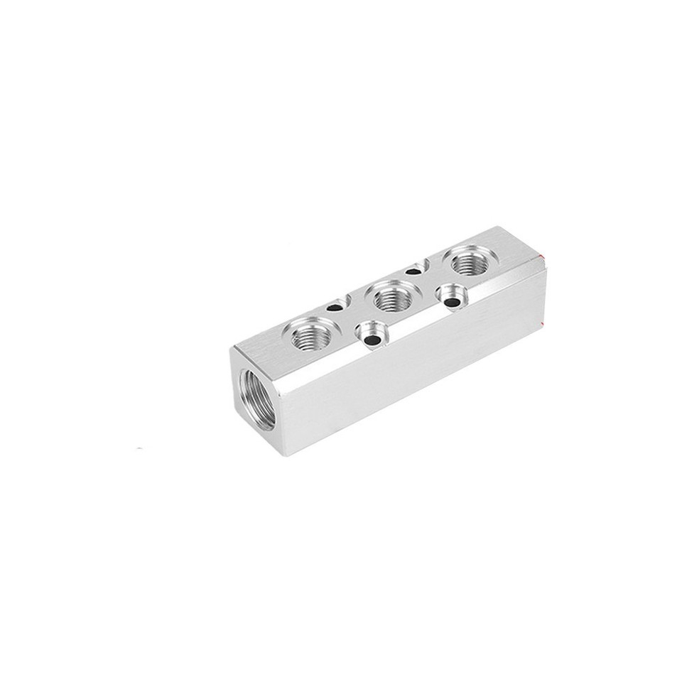 For Pneumatic Tools Pneumatic Air Manifold Aluminium Splitter Easy To ...