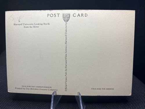 POSTCARD: Aerial View Harvard University Looking North From River Q13 ...