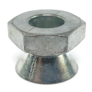 Breakaway Shear Nut Zamak 5 Zinc Tamper Proof Nuts #10-24 thru 5/8-11 ...