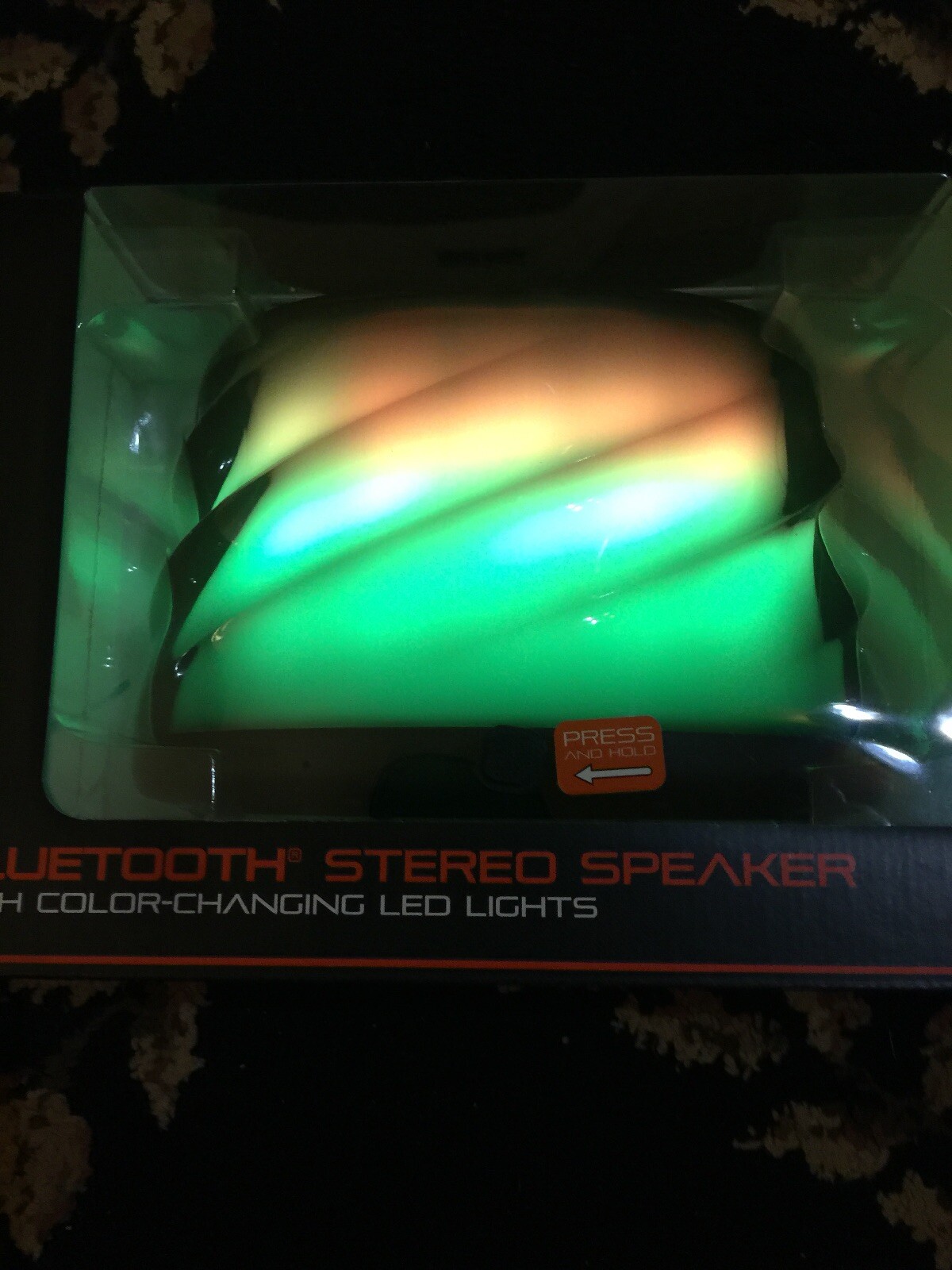 Blackweb Bluetooth Stereo Speaker With Color Changing LED Lights Brand ...