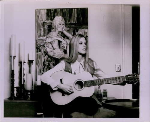LG849 1969 Original Photo SUZY STORM Beautiful Blonde Singer Guitarist ...