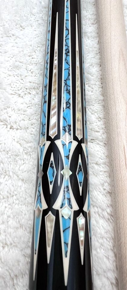 Pechauer DA3T Limited Edition Pool Cue, #7/75, FREE HARD CASE (Ebony ...