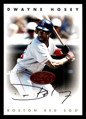 1996 Leaf Signature Series Dwayne Hosey #NNO Auto | eBay