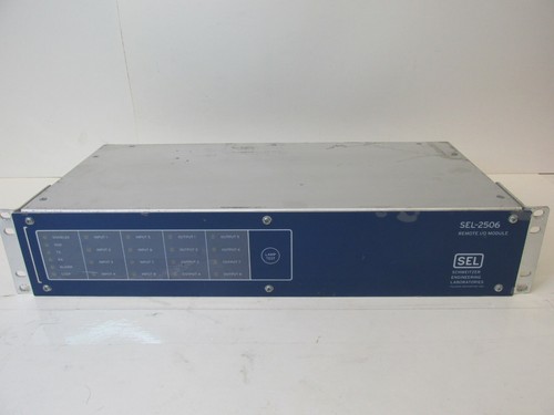 SEL-2506 Schweitzer Engineering Laboratories Remote I/O Module 44546NAD ...