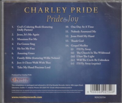 CHARLEY PRIDE Brand New CD "PRIDE & JOY" Country Gospel | eBay