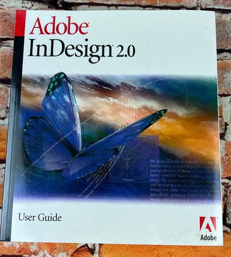 New Adobe InDesign 2.0 User Guide Book Only Sealed | eBay