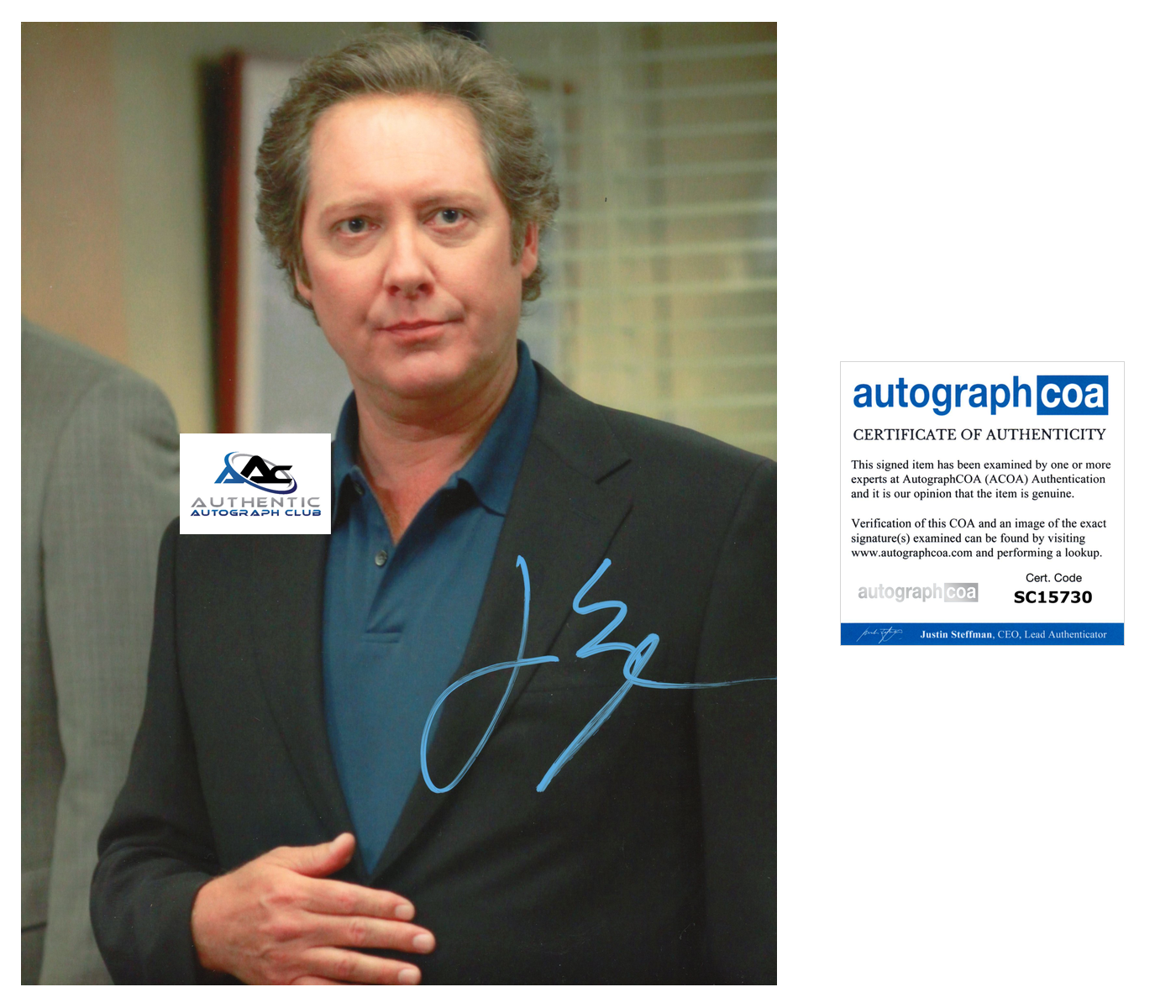 JAMES SPADER AUTOGRAPH SIGNED 8x10 PHOTO THE OFFICE BLACKLIST ACOA | eBay