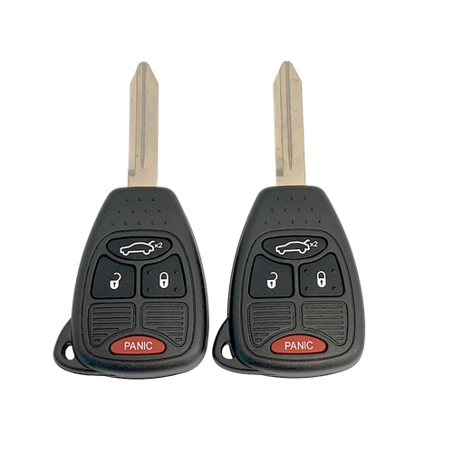 2 New OEM Electronics Keyless Entry Remote Key Fobs RHK 4 Button ...