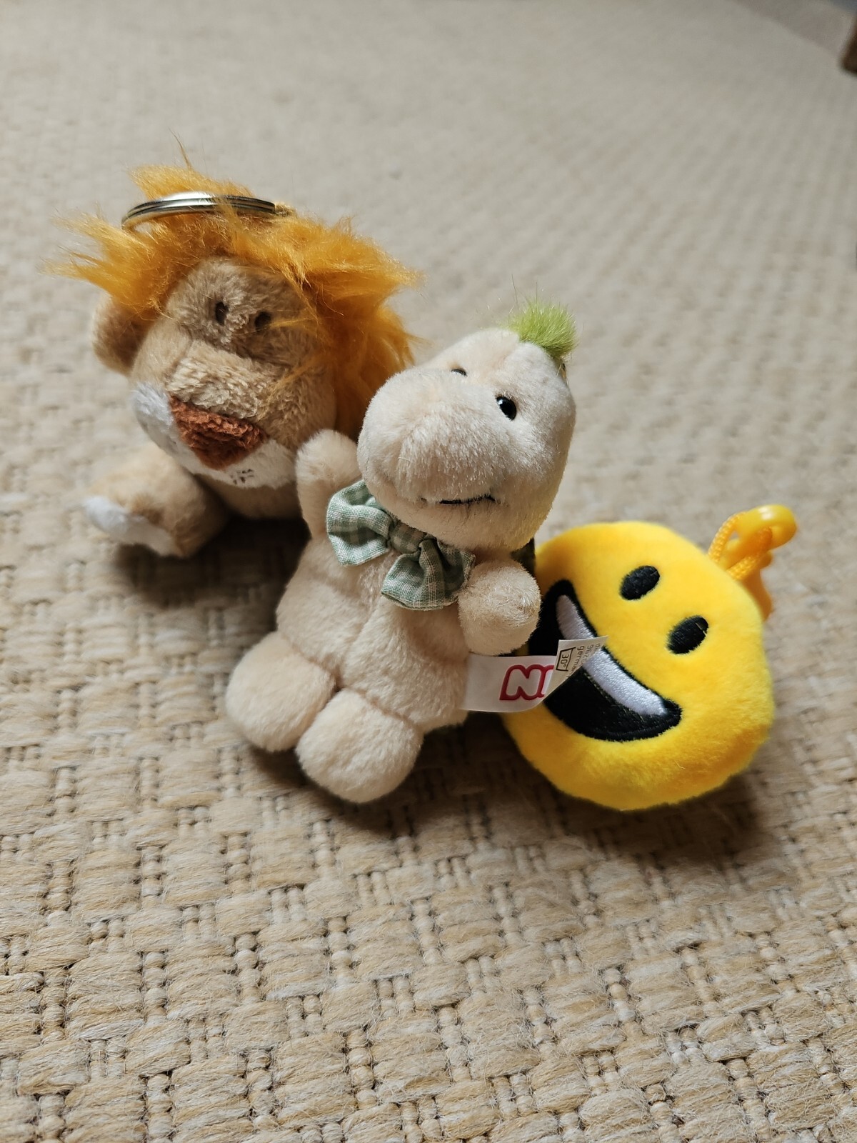 Schlüsselbund Plüschtiere NICI und Florett Textil (Alle im Preis ...