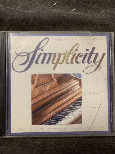Simplicity, Vol. 1: Piano by Various Artists (CD, 1997)(b79/7) Free Postage 602248970529 | eBay ...