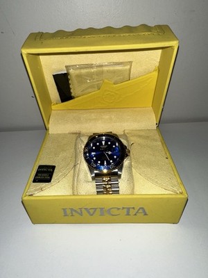 Invicta Pro Diver Automatic Blue Dial Two-tone Men's Watch 30093 ...