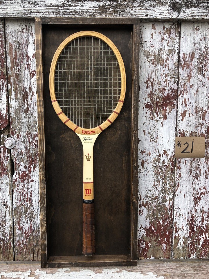 Wood Tennis Racket Wilson Jack Kramer Autograph Racquet Mounted On Wood ...