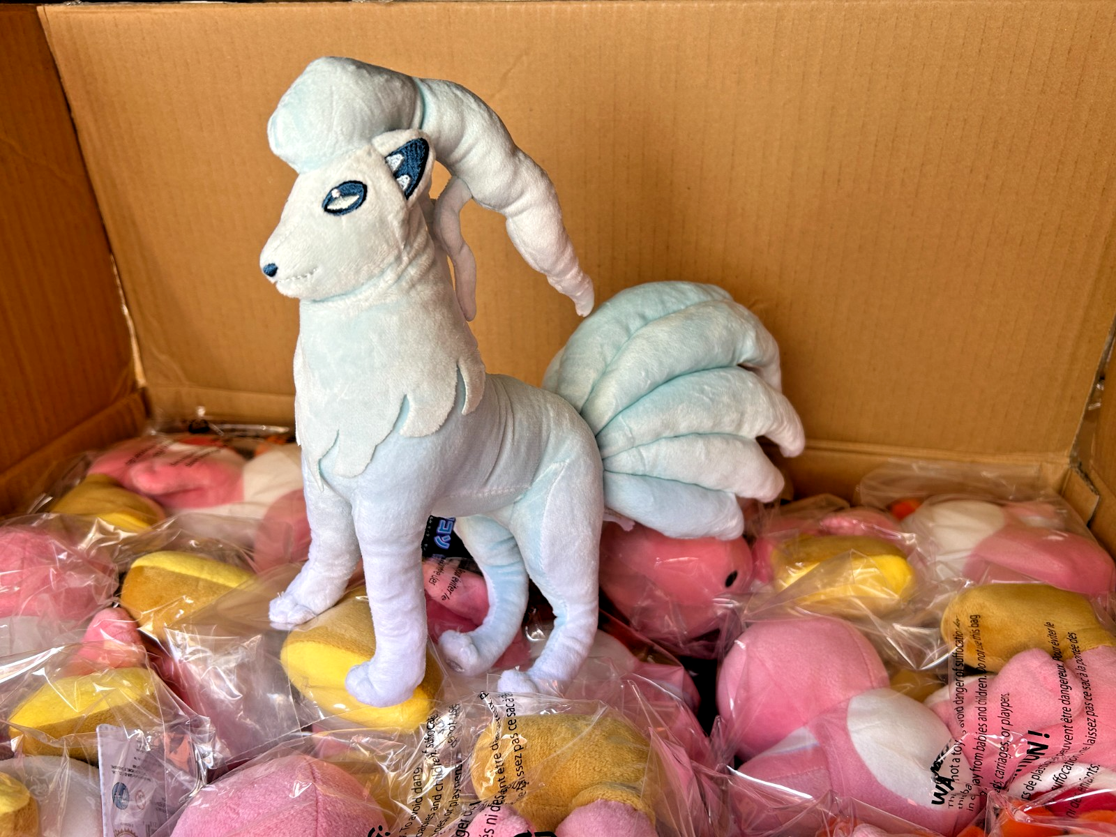 Adorable Anime Alolan Ninetales Plush Soft Toy Doll Stuffed Animal ...