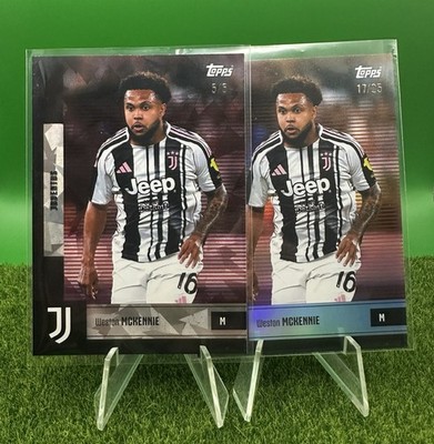 Topps Juventus Team Set 2025/26 2x Weston McKennie /5 & /25 LOT | eBay