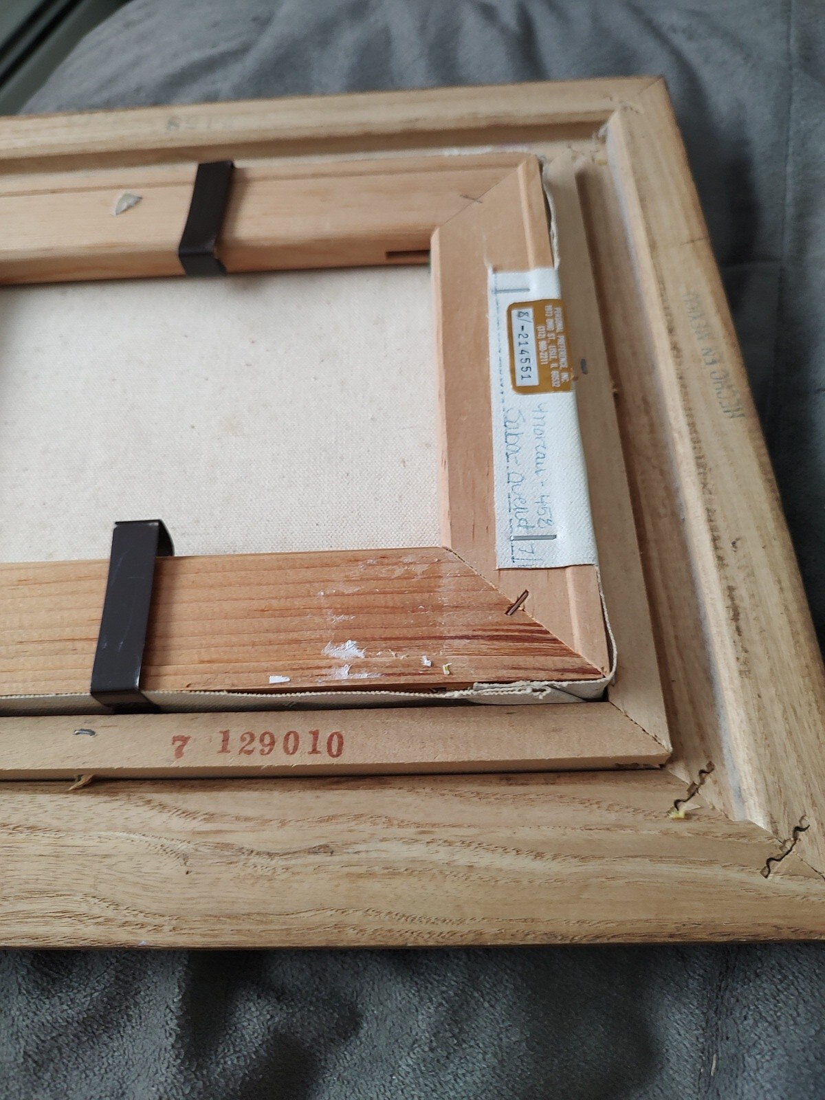 Vintage C. Carson Signed Oil Canvas Boy Puppy For Sale Roller Skates ...