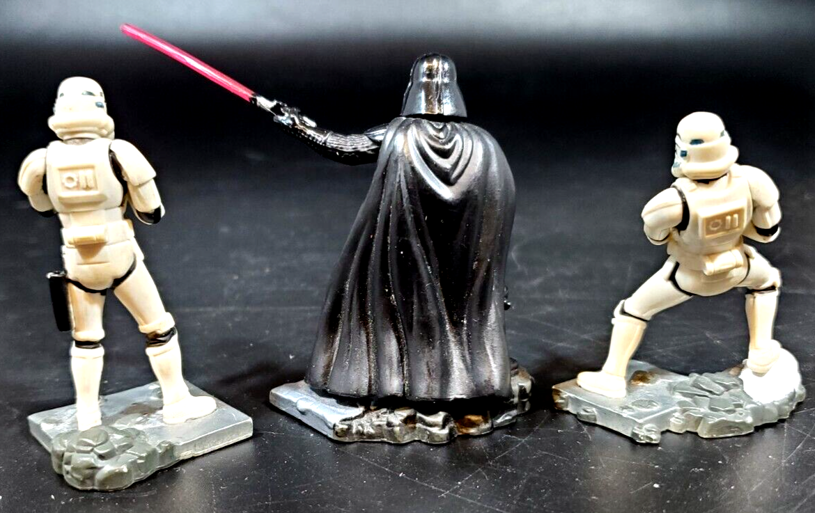 Star Wars 2006 LFL Hasbro Figures 2 Plastic Storm Troopers and Darth ...