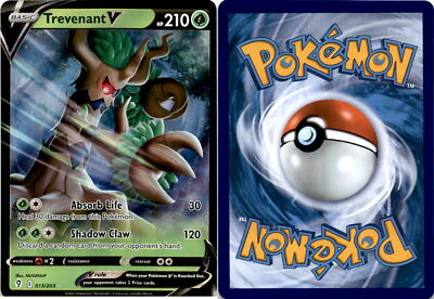 2021 Pokemon, Evolving Skies, #13/203 Trevenant V, Holo Ultra Rare | eBay