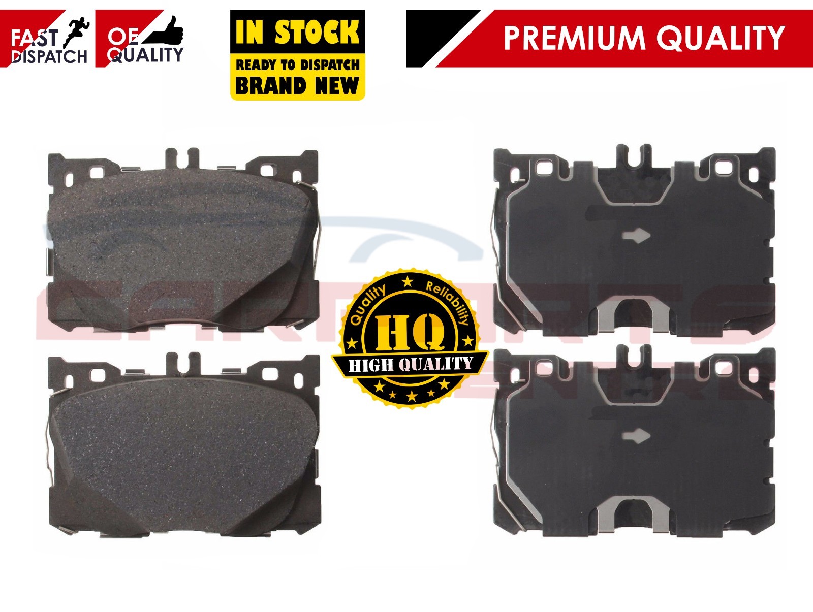 FOR MERCEDES BENZ C43 E43 AMG FRONT PREMIUM QUALITY SPORT BRAKE PADS ...