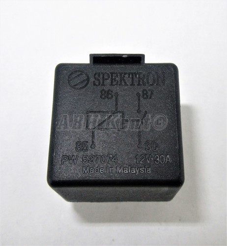 596-Proton (1995-2010) Multi-Use 4-Pin Black Relay PW537074 Spektron ...