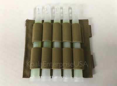 Tactical Elastic Glow Light Shotgun Shell Pouch with HookLoop plus 5 ...