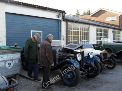 Photo 6x4 New Year Day's Meet at The Elsted Inn- bonnet and boot up (2 ...
