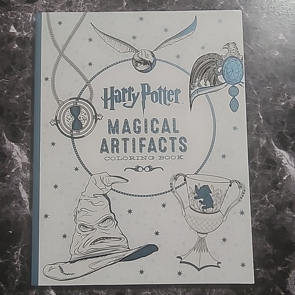 Harry Potter Adult Coloring Book Lot of 4 Scholastic Warner Brothers WB ...
