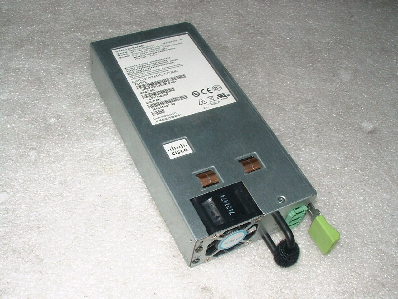 Lot of 2 __ Cisco Power Supply UCSC-PSU-930WDC 341-0542-01 __ 930w DC ...