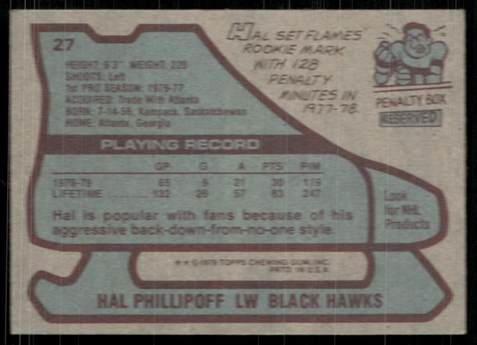 1979-80 Topps - Harold Phillipoff #27 (RC) | eBay