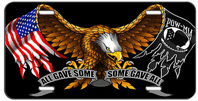 PATRIOT LICENSE PLATE ALL GAVE SOME SOME GAVE ALL AMERICAN EAGLE AUTO ...