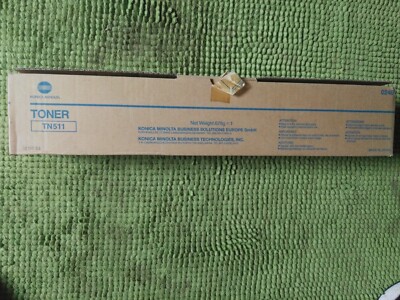 Genuine KONICA MINOLTA TN 511 BLACK TONER BIZ 360 361 420 421 500 501 ...