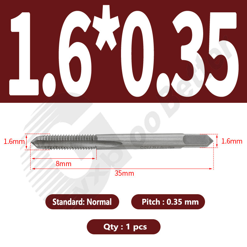 Machine Taps M1 ~ M24 Metric/Imperial Measuring System Manual Tapping ...