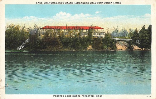 Postcard Webster Lake Hotel Webster Massachusetts | eBay