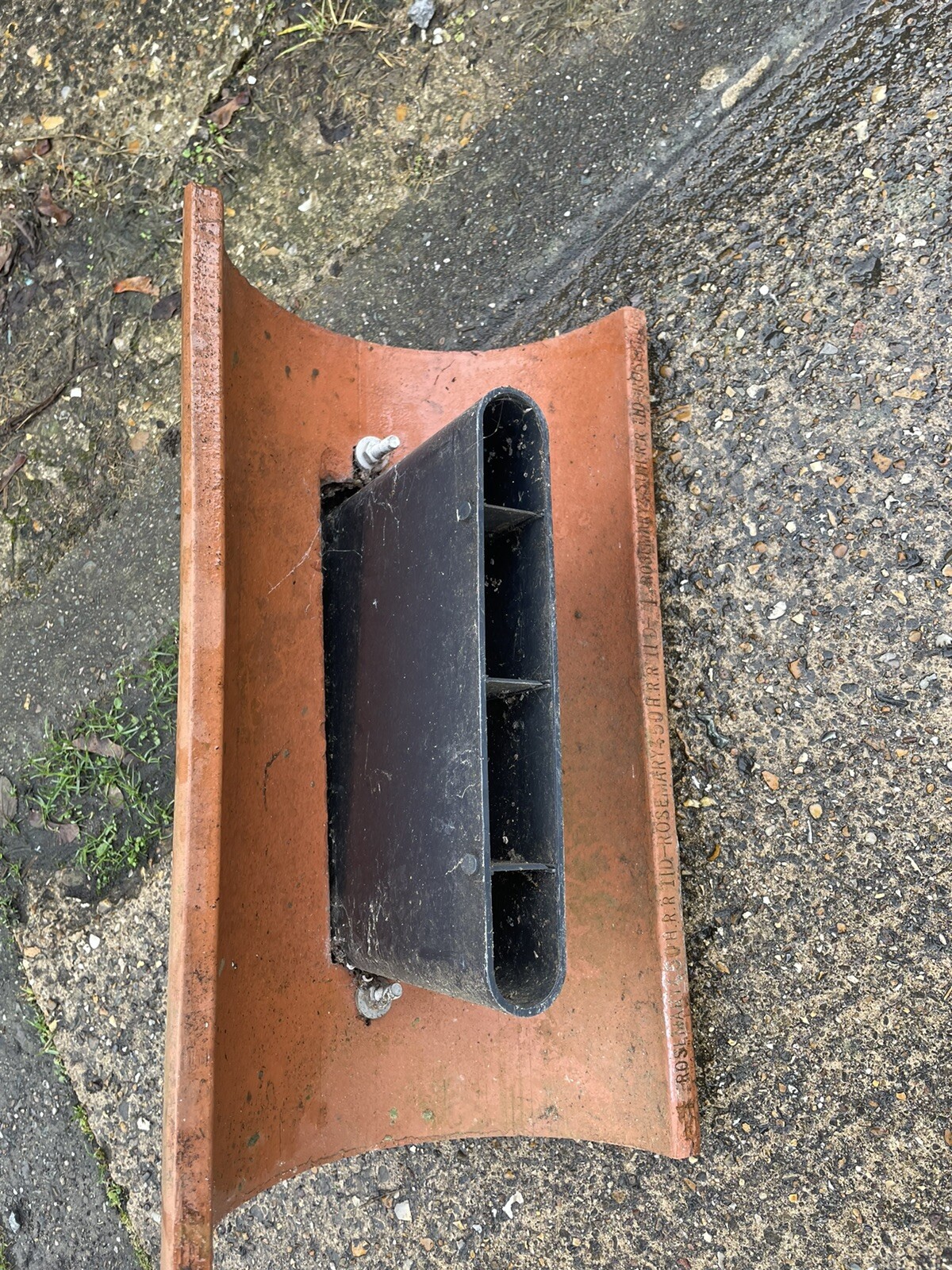 Redland half round vented ridge tile | eBay UK