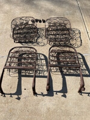 1928-31 Model A Ford Tudor Sedan Front Seat Frames & Springs Rat Hot ...