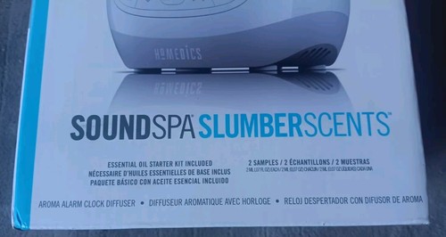 HoMedics SSA450 SoundSpa Slumber Scents Alarm Clock, Essential Oil ...