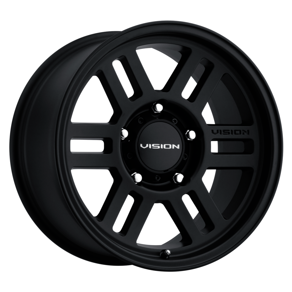 1 NEW SATIN BLACK VISION M2 OVERLAND 16X6.5 5-160 (67189) | eBay