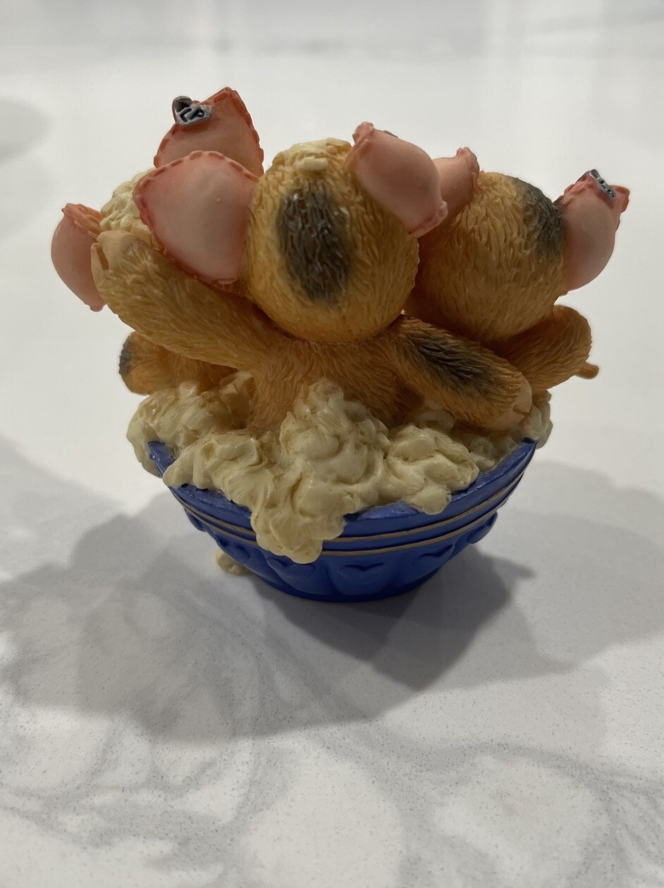 “Bacon in the kitchen” 1997 Enesco Mary Rhyner - Nadig 319546 3 Pigs | eBay